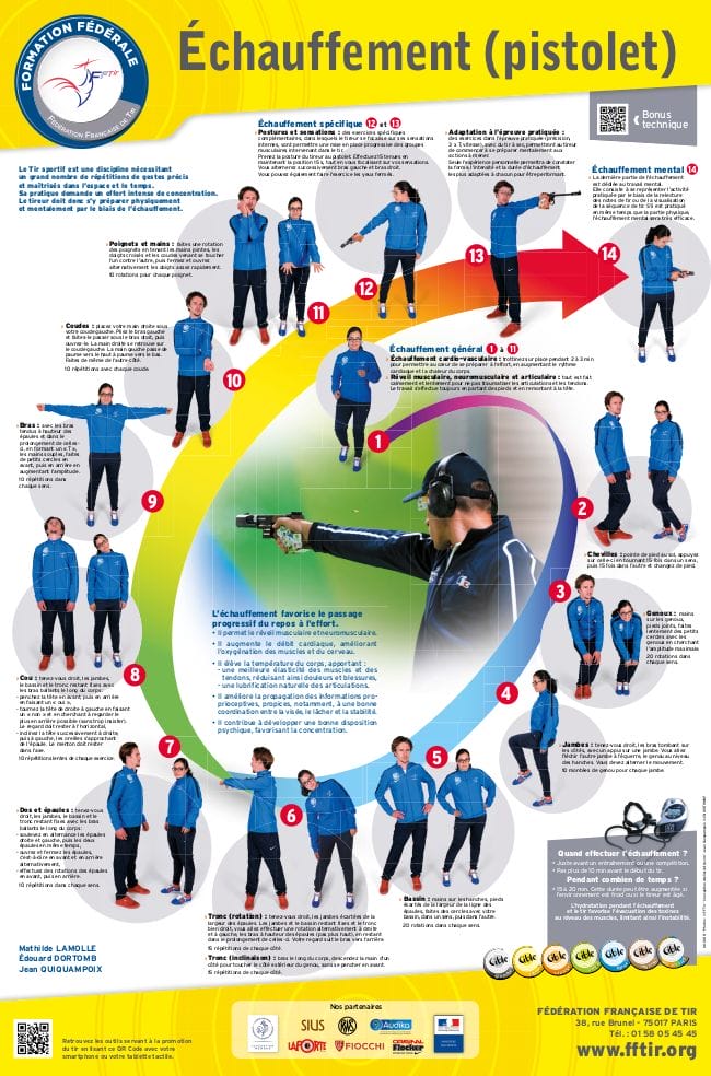 Pistol Shooting Warm Up by the French Shooting Federation